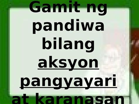 PPT Gamit Ng Pandiwa Bilang Aksyon Pangyayari At Karanasan PDFSLIDE