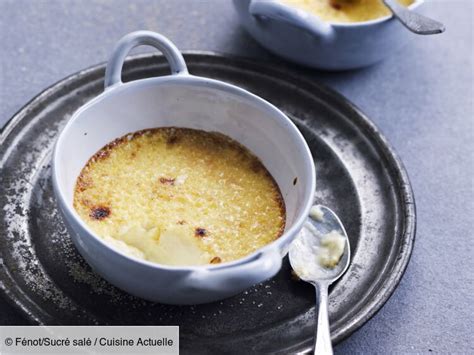 Crème brûlée à la vanille facile découvrez les recettes de Cuisine