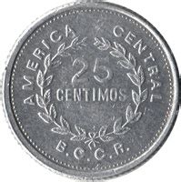 25 Céntimos Small size Costa Rica Numista