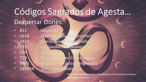 CÓDIGOS SAGRADOS DE AGESTA DESPERTAR DONES YouTube