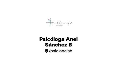 Psicóloga Anel Sánchez B Instagram Facebook Linktree