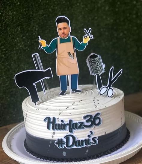 Topo De Bolo Personalizado Cabeleireiro Pronto P Uso Elo