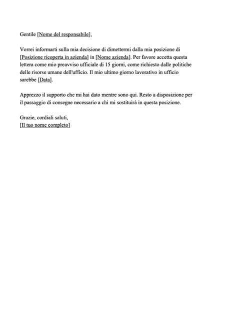 Fac Simile Lettera Di Dimissioni Pdf Esempio Di Lettera Di Joel Moultrie