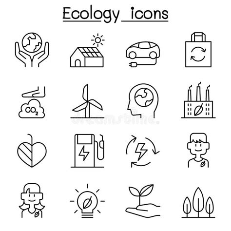Ecología Diseño Sostenible Protección Icono Amistoso Del Diseño Del