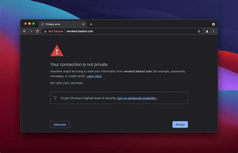 How To Fix The Net Err Cert Revoked Error
