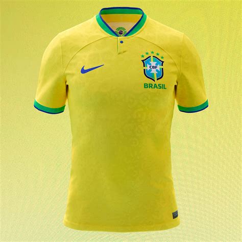 Novas camisas da Seleção Brasileira para Copa 2022 Nike MDF