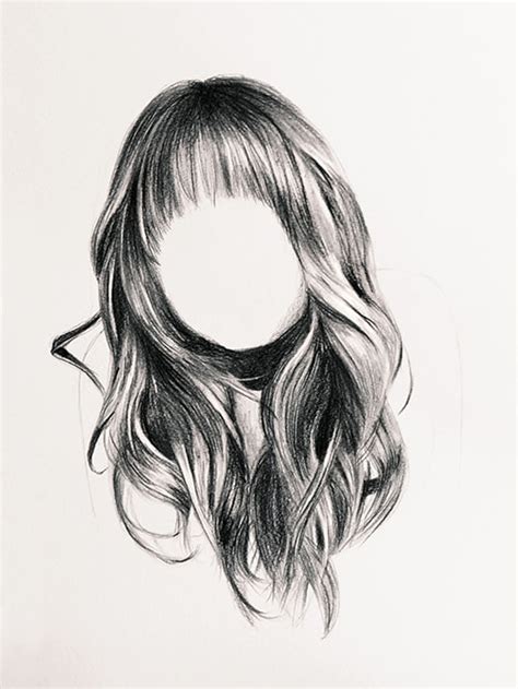 How To Draw Female Hair Step By Step