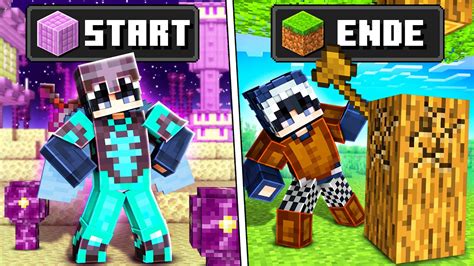 Minecraft Durchspielen Aber R Ckw Rts Youtube