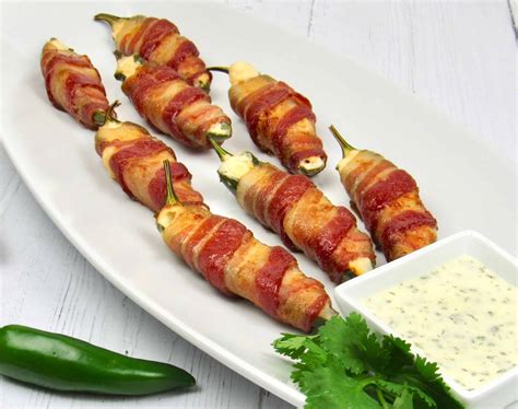 Air Fryer Bacon Wrapped Jalapeño Poppers Keto Low Carb Keto Cooking