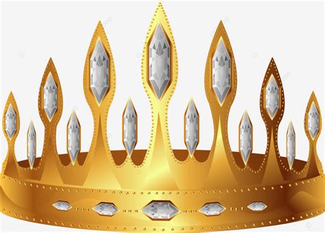 Golden Crown Beautiful Crown Gold Crown King Crown PNG And Vector