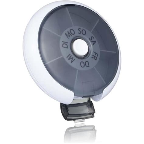 Pilulier Étui À Pilules Portable 7 Jours Étui À Pilules Rotatif Pour Le