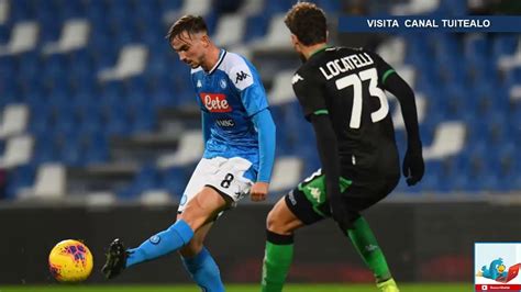 Con Hirving Chucky Lozano En La Banca Napoli Vence Al Sassuolo En