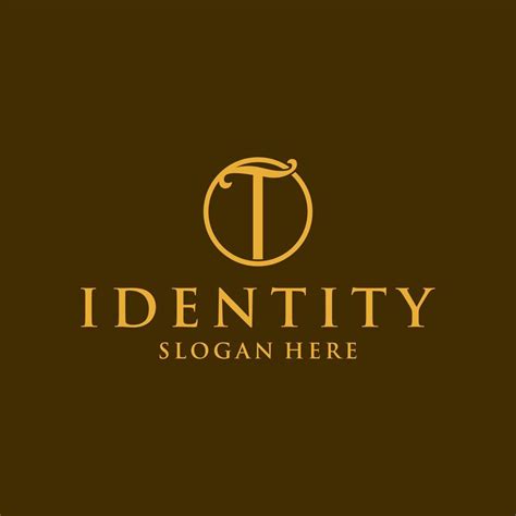 Luxury Letter T Monogram Creative Logo Design 20526779 Vector Art At