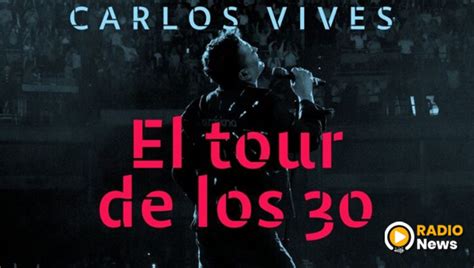 Carlos Vives anunció una gira El Tour de los 30 por América Latina y