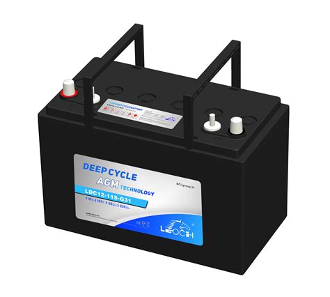 12V 115AH Leoch AGM Lead Carbon Deep Cycle Battery LDC12 115 G31 DT