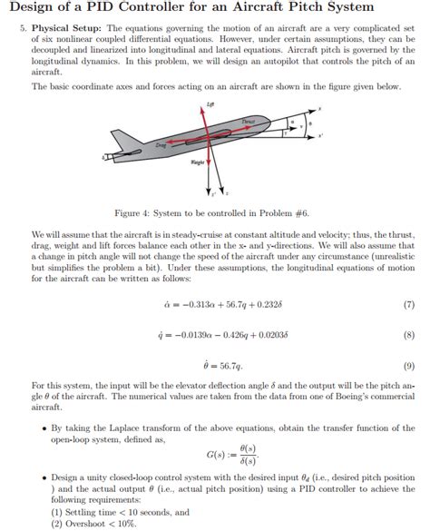 design of a pid controller for an aircraft pitch