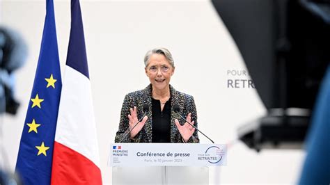 EN DIRECT Retraites les annonces d Elisabeth Borne et les réactions