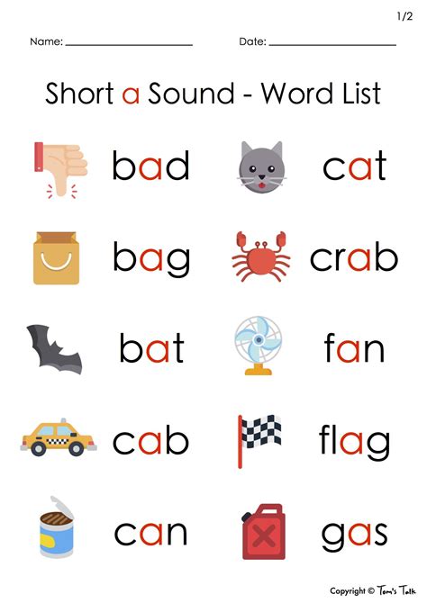 Sound Words Cvc Words Vocabulary List Vocabulary Words Classroom