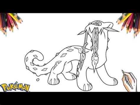 COMO DESENHAR O POKÉMON CHIEN PAO HOW TO DRAW POKÉMON CHIEN PAO YouTube