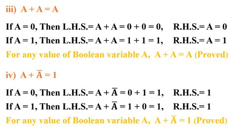 boolean algebra boolean postulates and boolean theorems