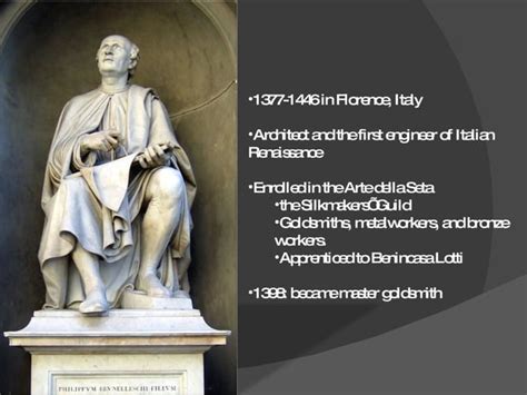 Filippo Brunelleschi Ppt