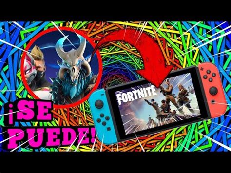 Como DESCARGAR FORTNITE En NINTENDO SWITCH YouTube