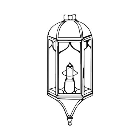 Premium Vector Islamic Lantern Vector Illustration