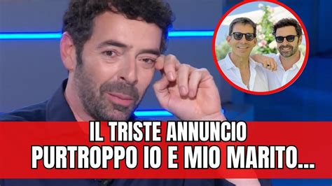 Alberto Matano E La Triste Dichiarazione Sul Marito Con Rammarico Io E