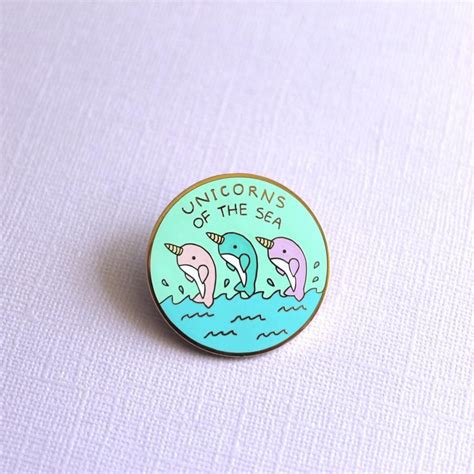 Cute Enamel Pins And Keychains To Add Some Kawaii Flair To Your Life Narwhal Ts Unicorn