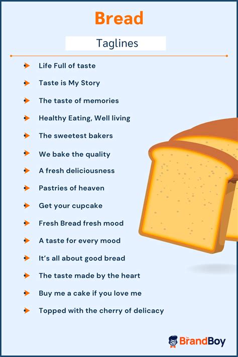 799 Bread Slogans To Make Every Slice Special TheBrandBoy