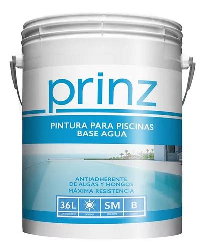 Pintura Para Piletas Piscinas Prinz Agua Lts Semimate Cuotas Sin