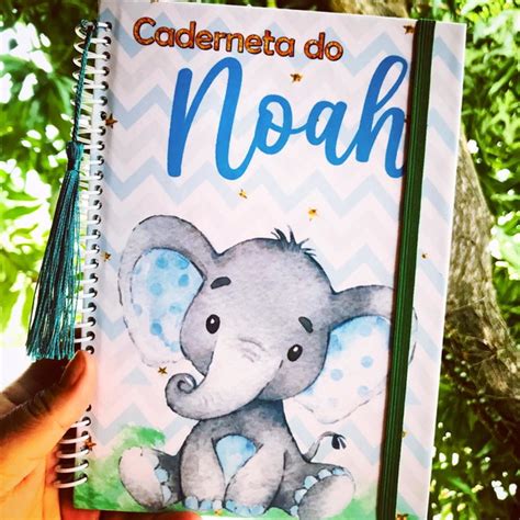 Caderneta De Vacina Elefantinho Elo Produtos Especiais