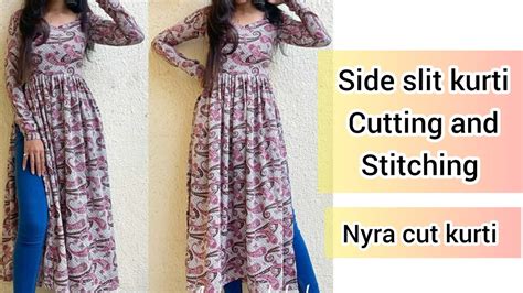 Floral Nyra Cut Kurti Cutting And Stitching Georgette Printed Kurti