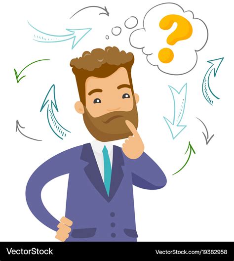 Confused Man Clipart Vector Confused Cartoon Man Cartoon Clipart Man