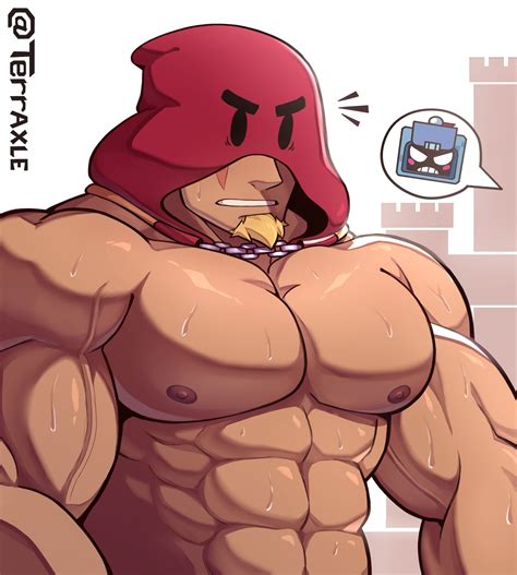 Rule 34 Ash Brawl Stars Bara Big Muscles Blushing Brawl Stars Chin Tuft Gay Grom Brawl