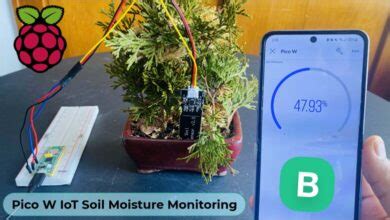 Iot Soil Moisture Monitor With Raspberry Pi Pico W Blynk