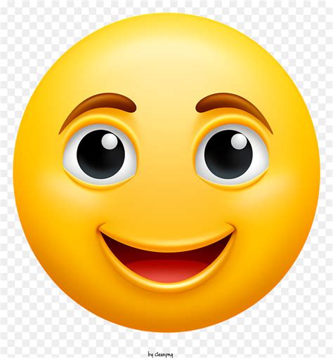 Emoticon Sorridente Grande Sorriso Emoji Emoji Amarelo Png
