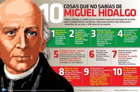 Biografía y fotos de la vida de miguel hidalgo y costilla su vida y