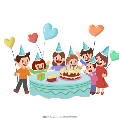 卡通儿童生日庆祝图片 其他 其他 图行天下素材网