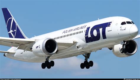 SP LRF LOT Polish Airlines Boeing 787 8 Dreamliner Photo By Andrzej