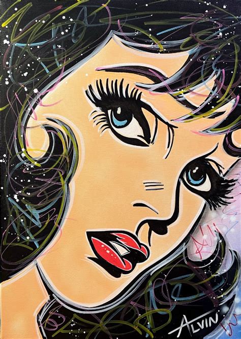Alvin Silvrants 1979 Pretty Girl After Lichtenstein And Romita Sr
