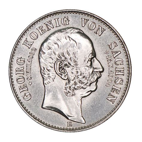 Jaeger 132 2 Mark Georg König von Sachsen Tod 1904 E St