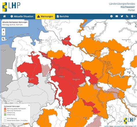 Hochwasser Karte für Deutschland Hier könnt ihr sehen wo Lage