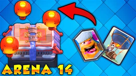 BEST Arena 14 Lumberjack Balloon Deck 2022 Best Clash Royale Arena