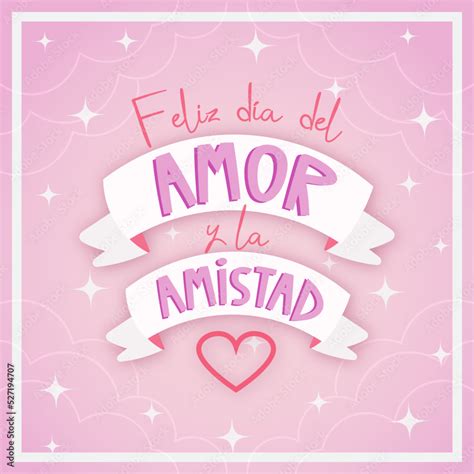 ilustración de feliz dia del amor y la amistad obrazy fototapety