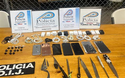 Hallan celulares y armas blancas escondidos en módulos de La Reforma