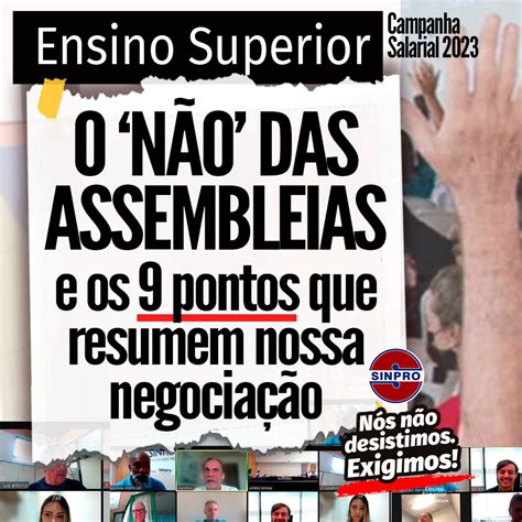 Campanha salarial 2023 Ao sindicato patronal o não das assembleias