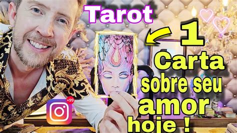 1 carta sobre ele hoje Qual a energia dele hoje Como ele está em