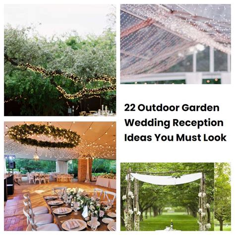 Outdoor Garden Wedding Reception Ideas You Must Look Sharonsable