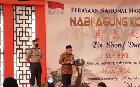 Genta Rohani Khonghucu Pidato Lengkap Bapak Wakil Presiden Ri K H